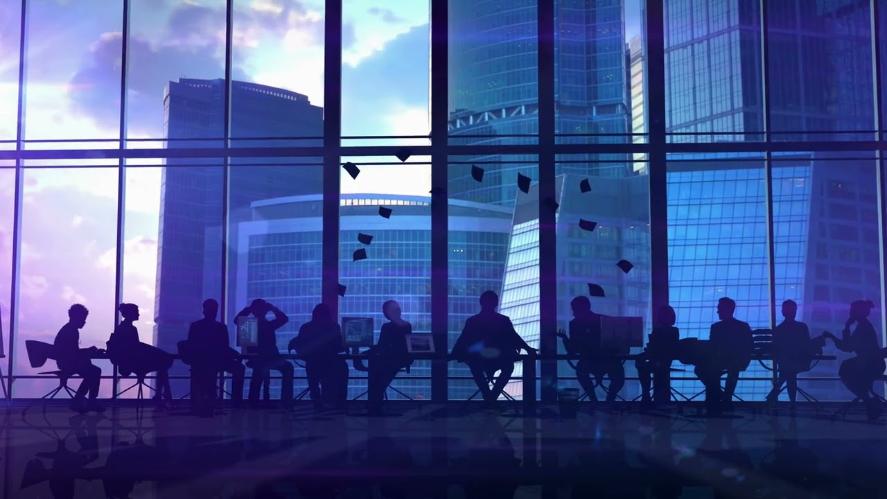 Office Staff and Their Leader in Office Buildings Background 4K | By Creator Stockify