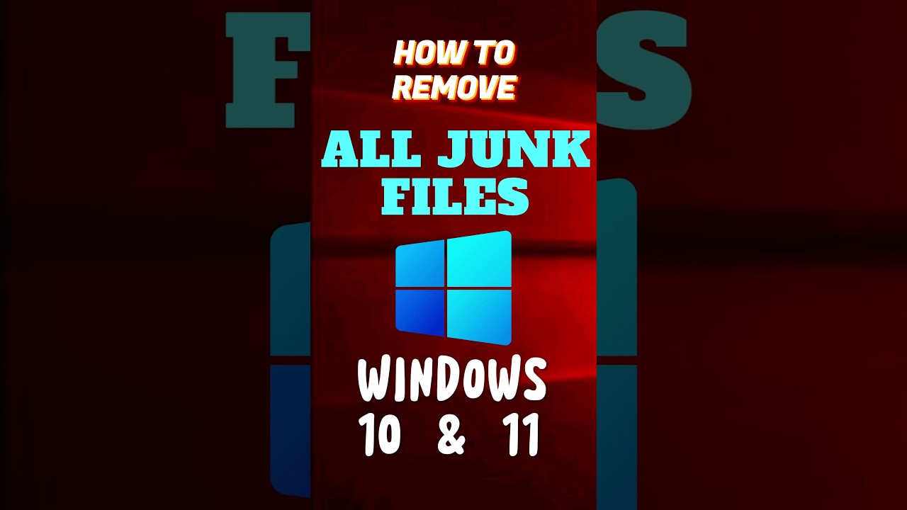 How To Remove All JUNK Files in Windows 10 or 11