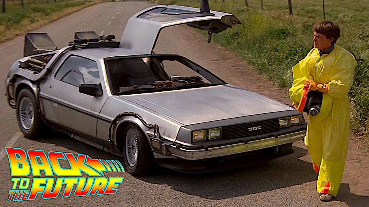 Back to the Future... but it's only the 1982 DeLorean DMC-12 Time Machine