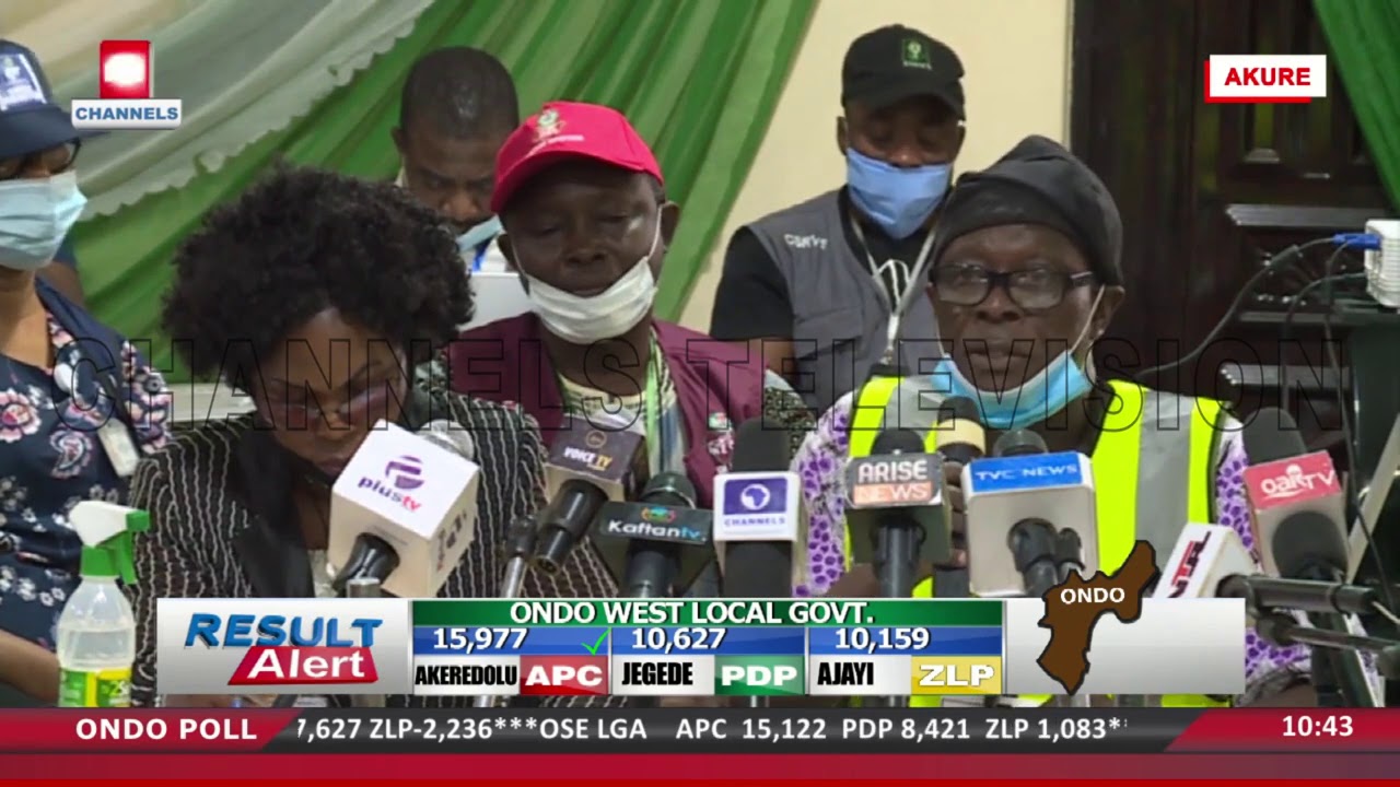 Ondo State Governorship Election Result Collation Pt 15