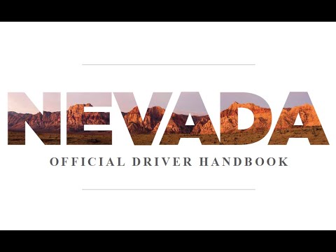 Nevada Official Driver Handbook (March 2024) Audio Video Book - Bookmarked Chapters HD