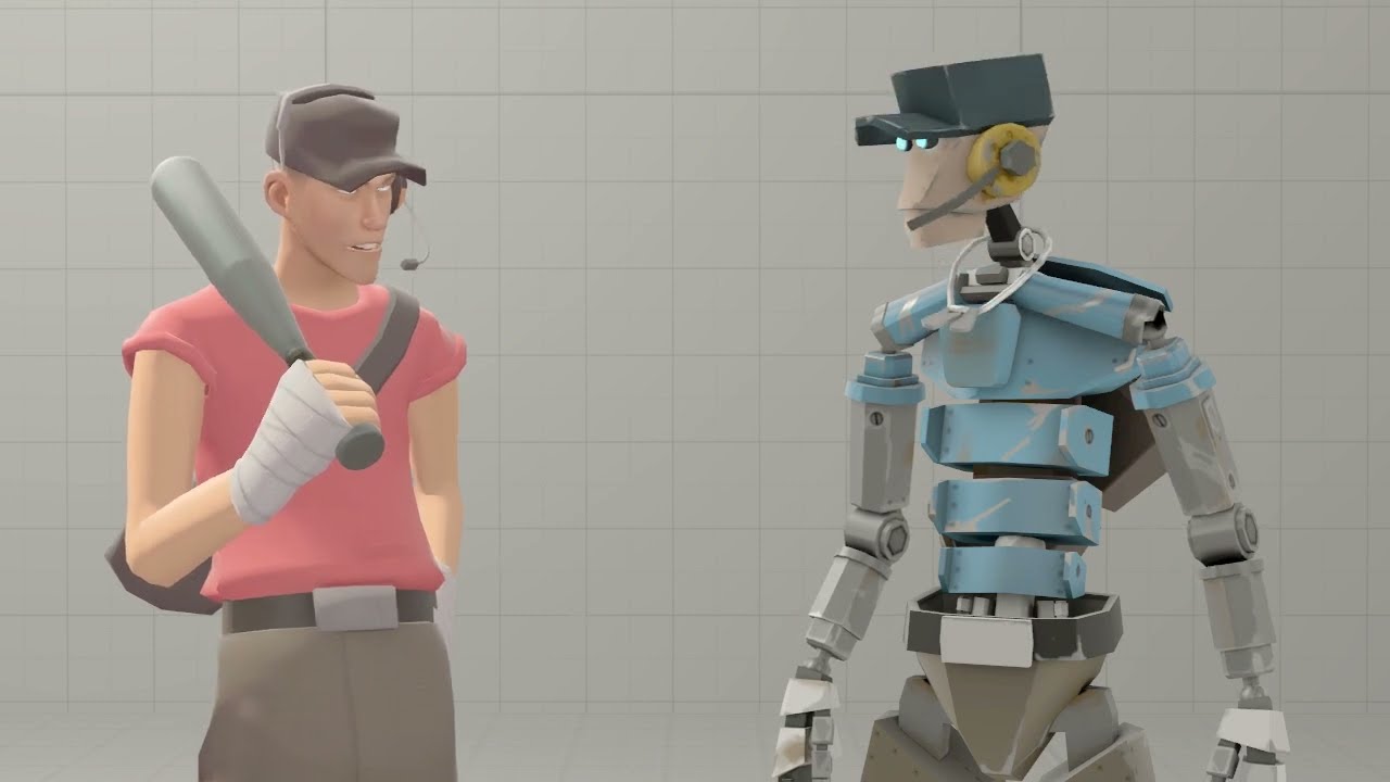 [TF2/SFM] Scout & Bot | Test Animation