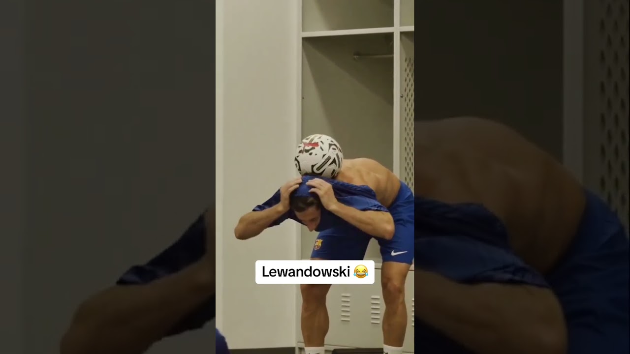 Robert Lewandowski is a man of many talents 😅 (via @fcbarcelona/IG) #shorts