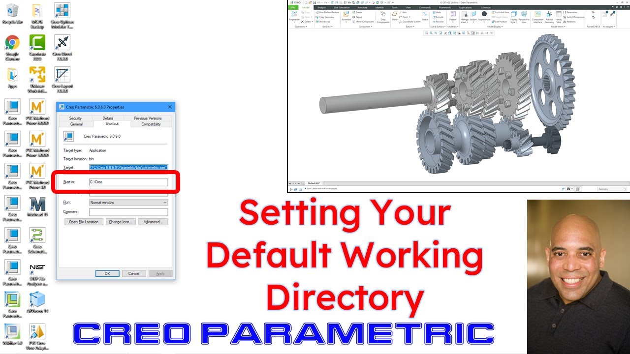Creo Parametric - Setting Your Default Working Directory