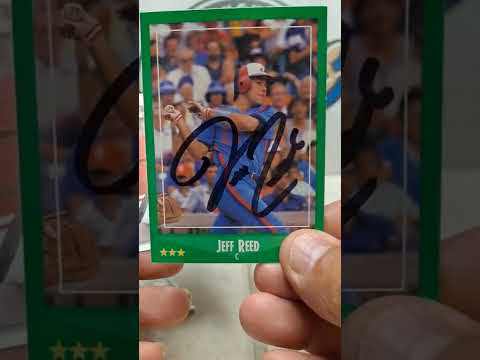 TTM SUCCESS Red catcher Jeff Reed !!