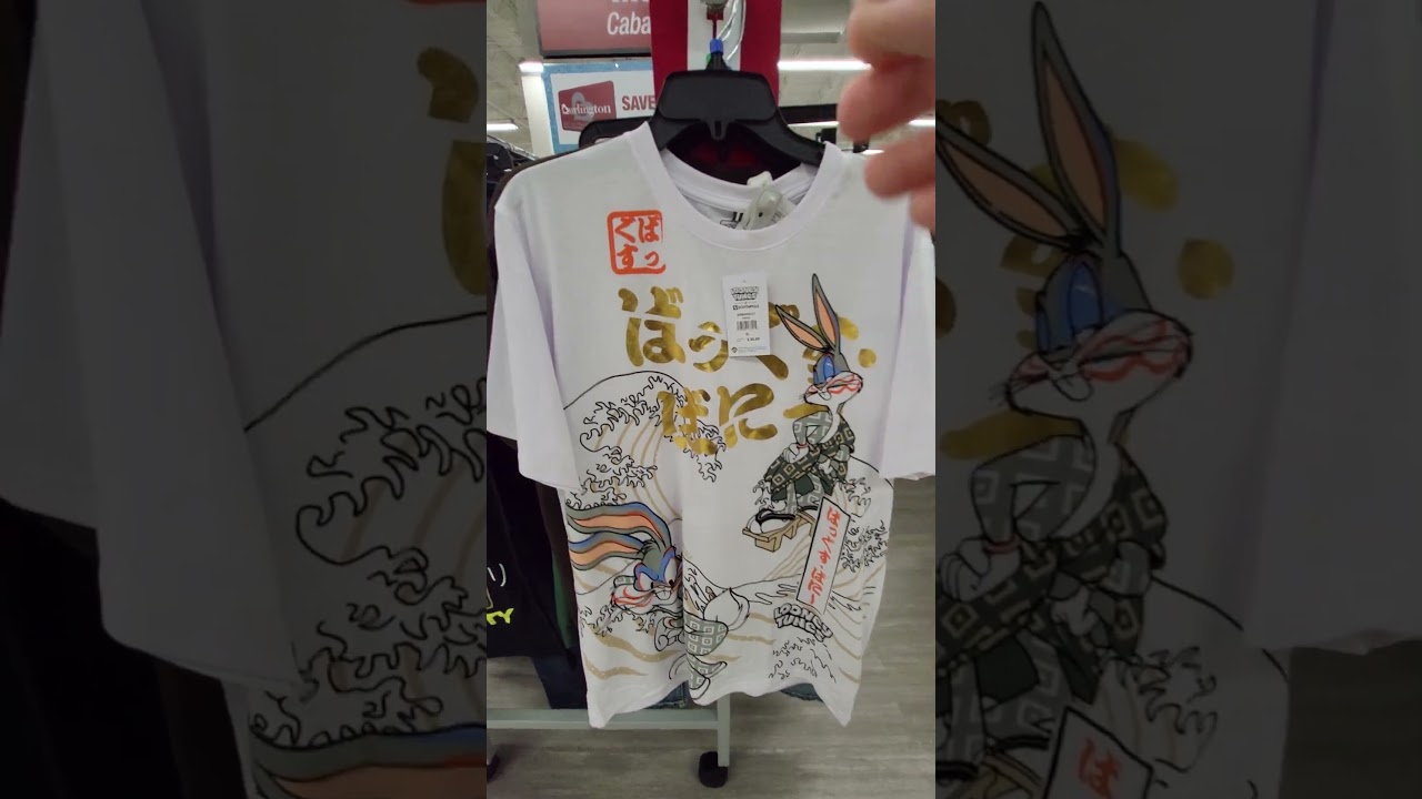 CAMISETA GRÁFICA BLANCA DE BUGS BUNNY $9.99 - LOONEY TUNES, PERSONAJE DE DIBUJOS ANIMADOS, MODA Y...