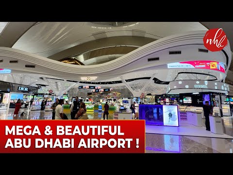Inside Zayed International Airport | Abu Dhabi’s New Terminal A Full Tour 2025