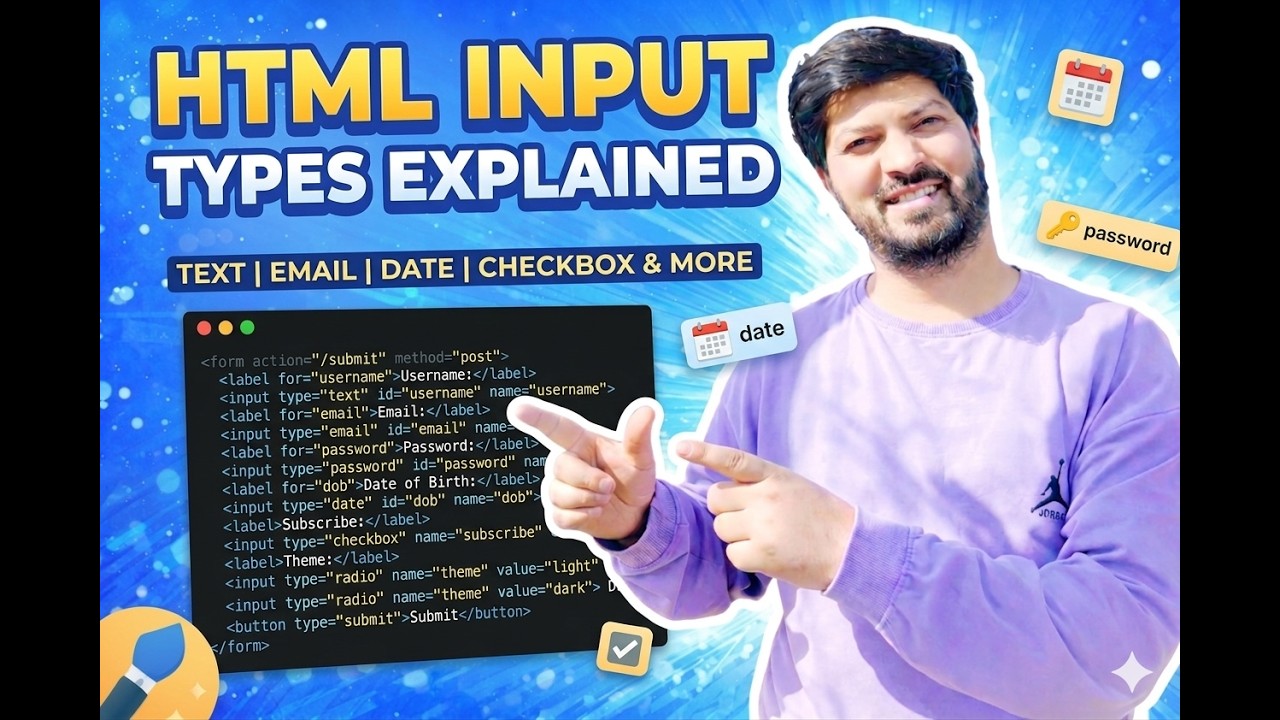 HTML Input Types Explained