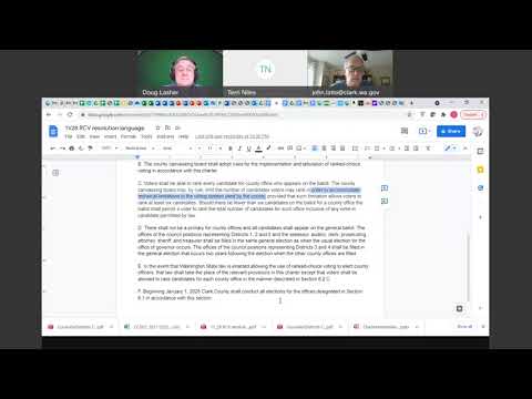 November 29, 2021 Charter Review Subcommittee- Drafting