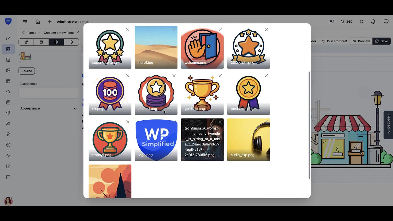 Creating blocks in pagebuilder