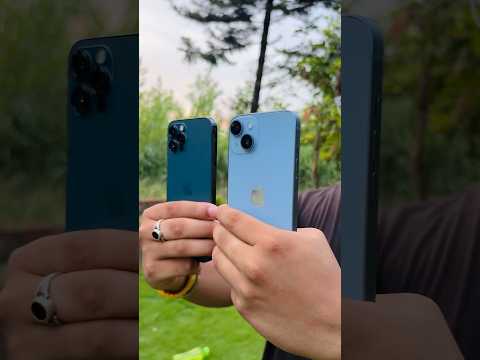 iPhone 12 pro vs iPhone 14 | #iphone12pro #iphone14 #iphone14camera