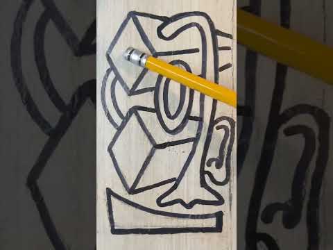 #timelapseart #Surrealism or #Cubism ? You tell me ....I call it Crazy Cubism