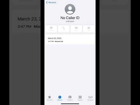 How to find a no caller ID number