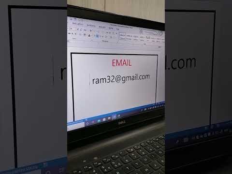 E-Mail का Symbol कैसे बनाये।#shorts #youtubeshorts #shorts # #computer #mspaint #msword #laptop