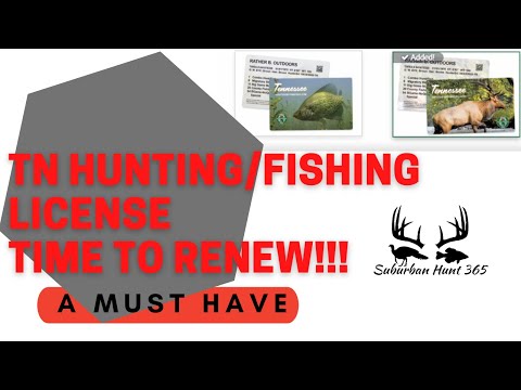 TN Hunting/License Time to Renew!!