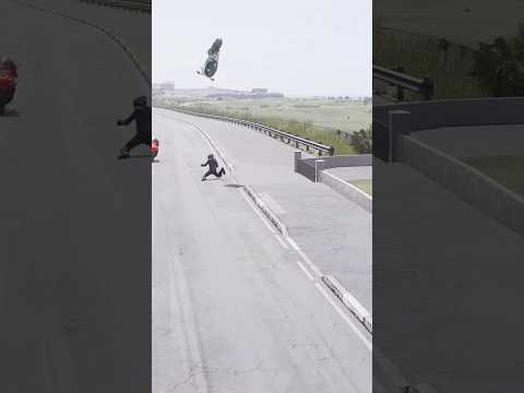 Kawasaki Ninja Zx10r Extreme Crash Ride 5 gameplay #kawasaki #zx10r #zx10rr #ride5 #ps5