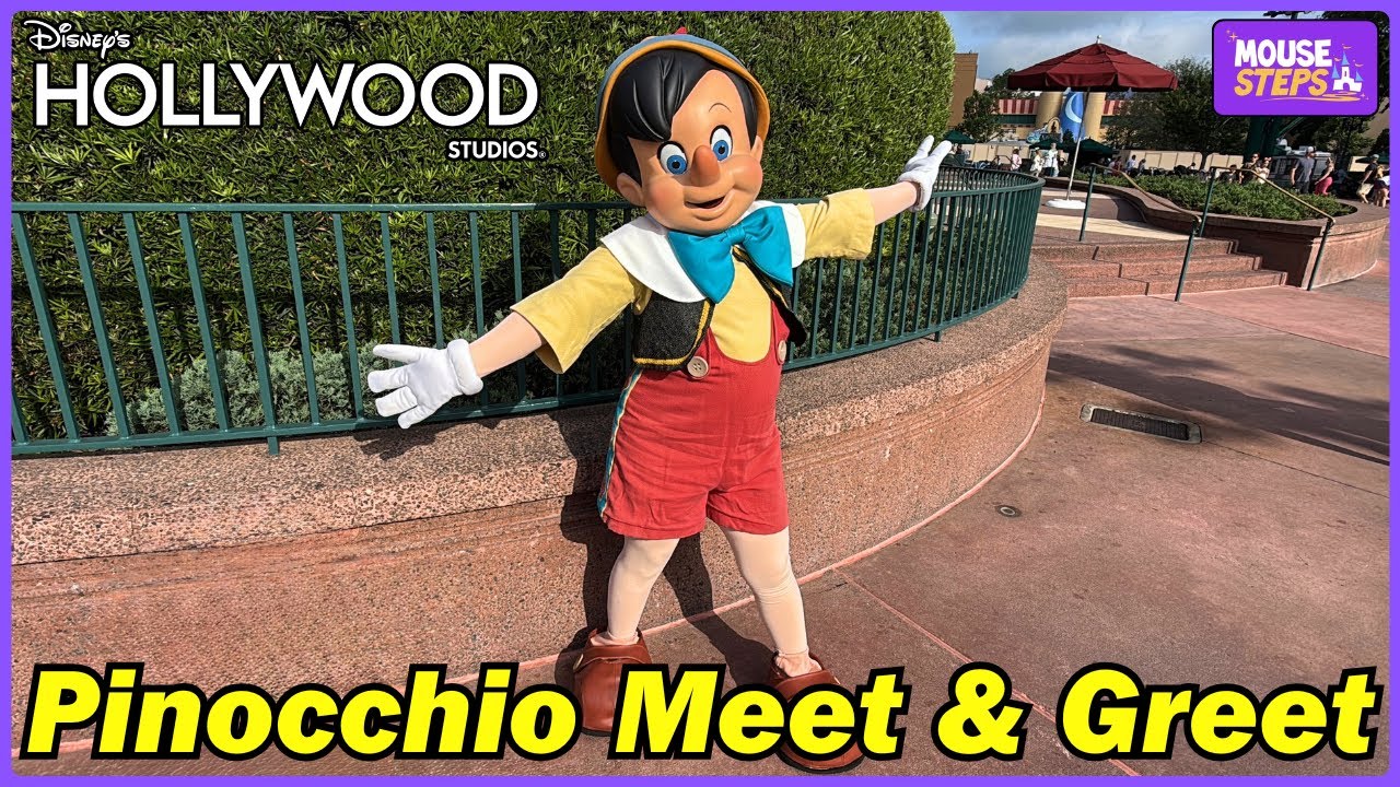 Pinocchio Meet and Greet at Disney’s Hollywood Studios 2026 (4K) Walt Disney World
