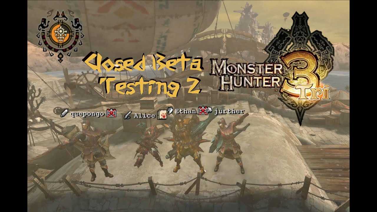 Monster Hunter Tri | Closed Beta Server Testing 2