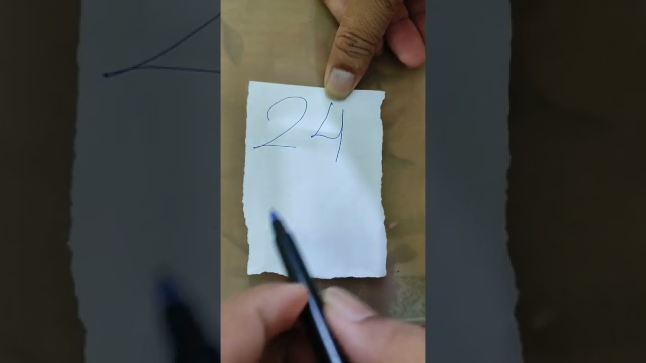 How To Write 24 In Words #shorts #howto