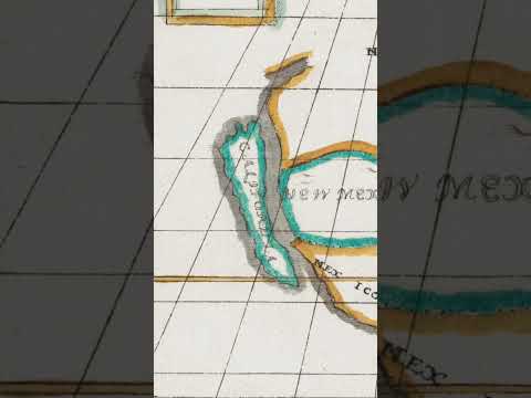 California was an Island for 250 years on maps