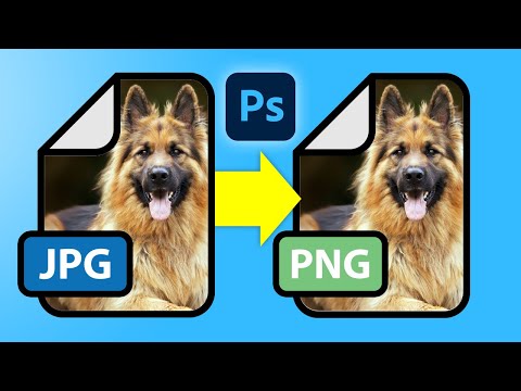 Easily Convert And Export JPG To PNG In Photoshop CC