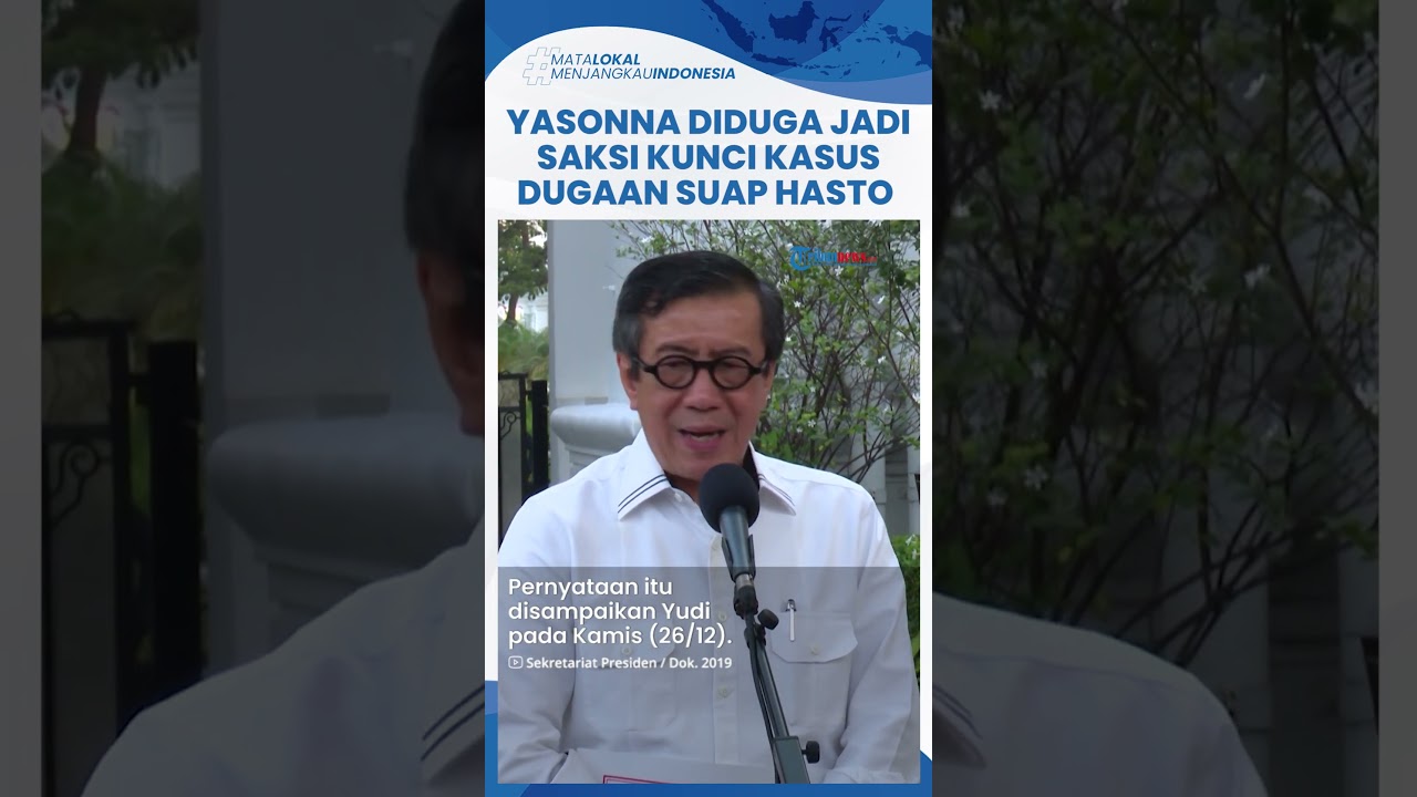 Yasonna Diduga Saksi Kunci Kasus Hasto Kristiyanto, Eks Penyidik KPK: Wajar Dicekal ke Luar ...
