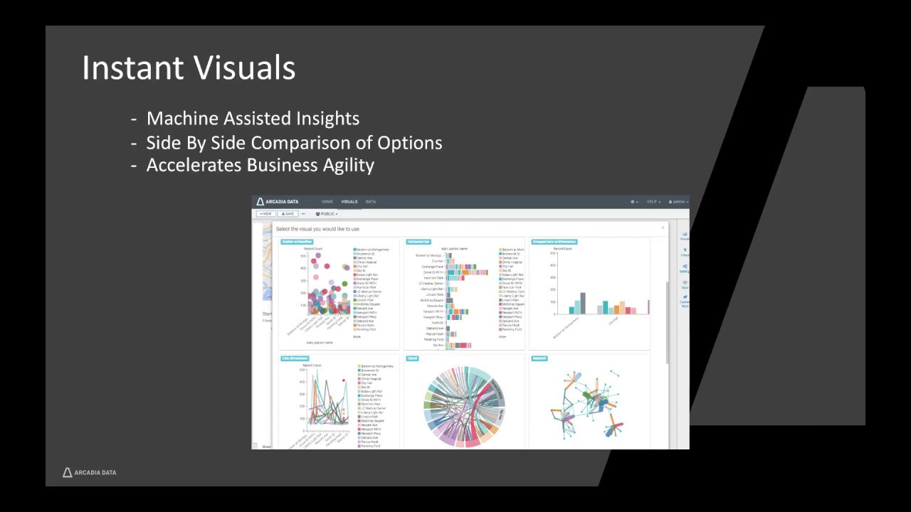 Arcadia Data Feature Overview: Instant Visuals