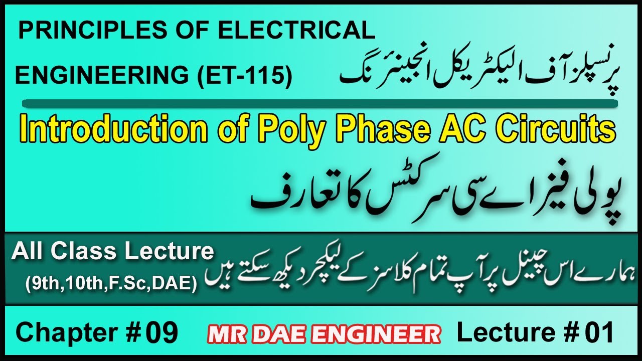 introduction of poly phase ac circuits | poly phase circuits | Principles of Electrical Engineering
