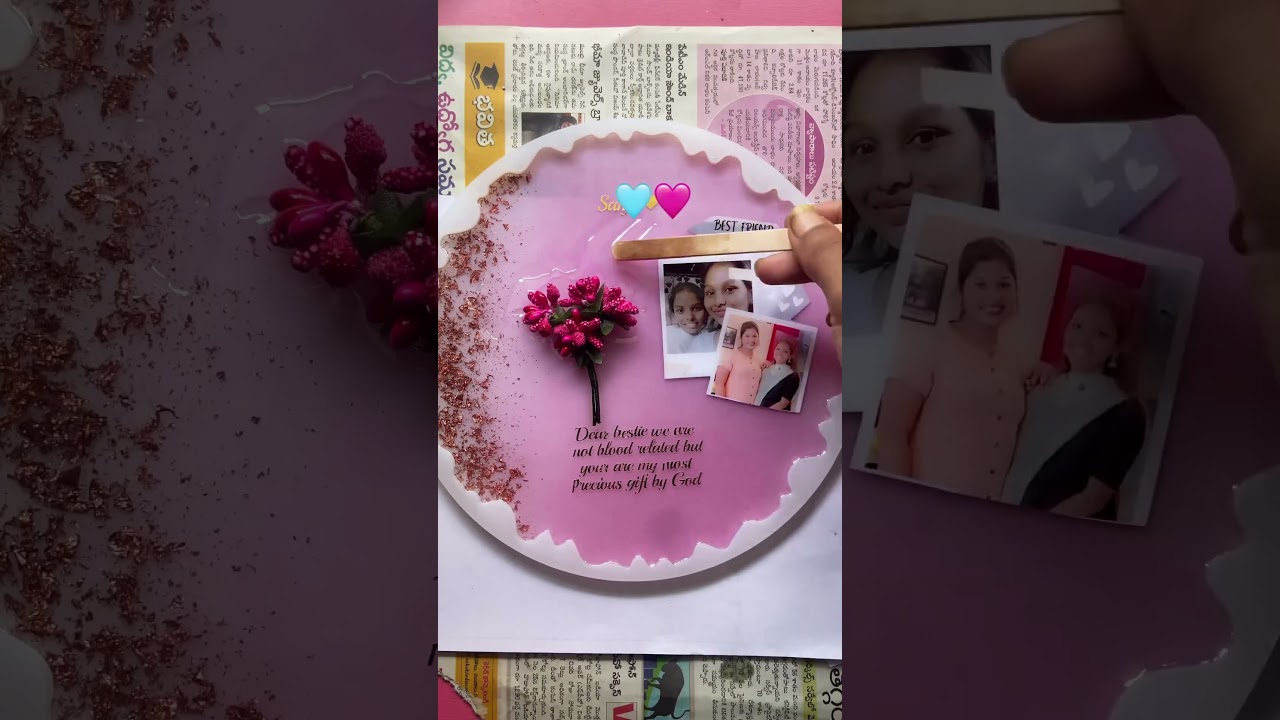 Resin art photo  frame | Resin art ideas for beginners | #resinartindia #resinart #resinartist