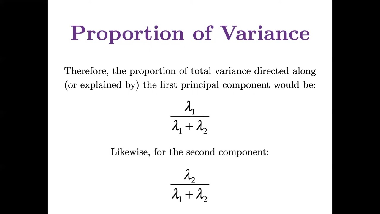 14   Eigenvalues Give Variance