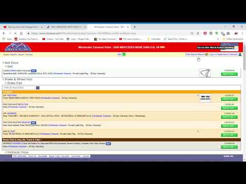 How to find ALL the closeouts and discounted parts for your car at Rockauto in 1 minute