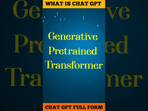 What is chat GPT Open A.I | Chat GPT Full Form | Hindi #shorts #chatgpt 🖥️