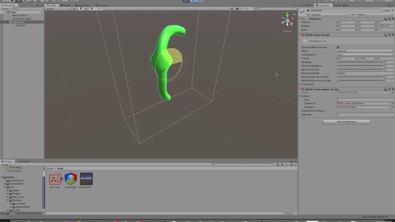 Obi Rope - tutorial 03: Solvers
