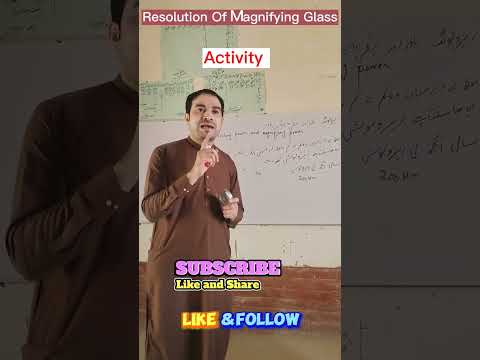 Resolution Of Magnifying Glass Activity #Activity #Shorts