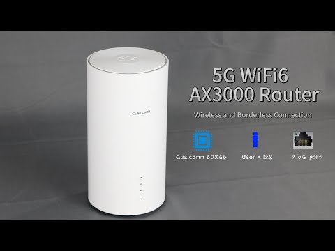 SDX65 5G NR Cellular Gateway CPE WiFi 6 Multi-LAN VPN VoIP Port 5G Routers#5g #wifi #suncomm