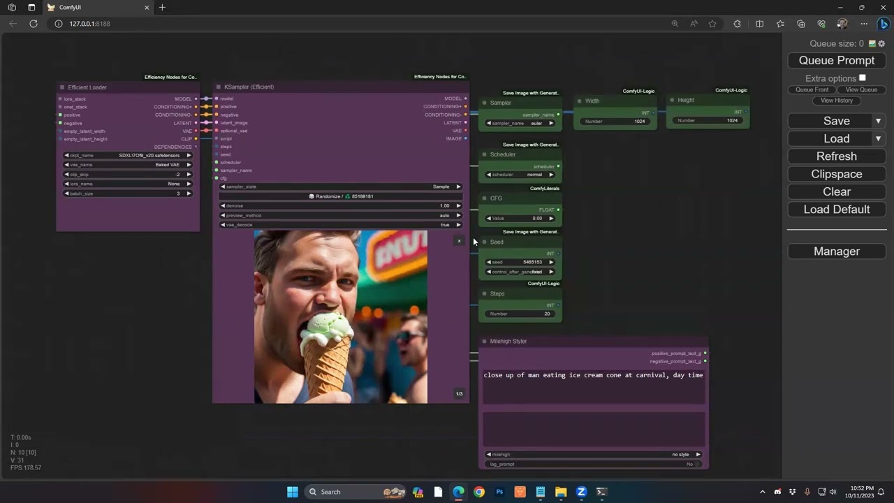 ComfyUI - Image Selection and Grids:  Part 1