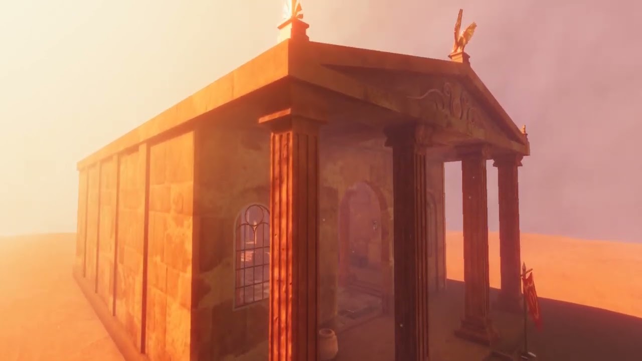 Ancient Temple & Throne Room | 3D Model