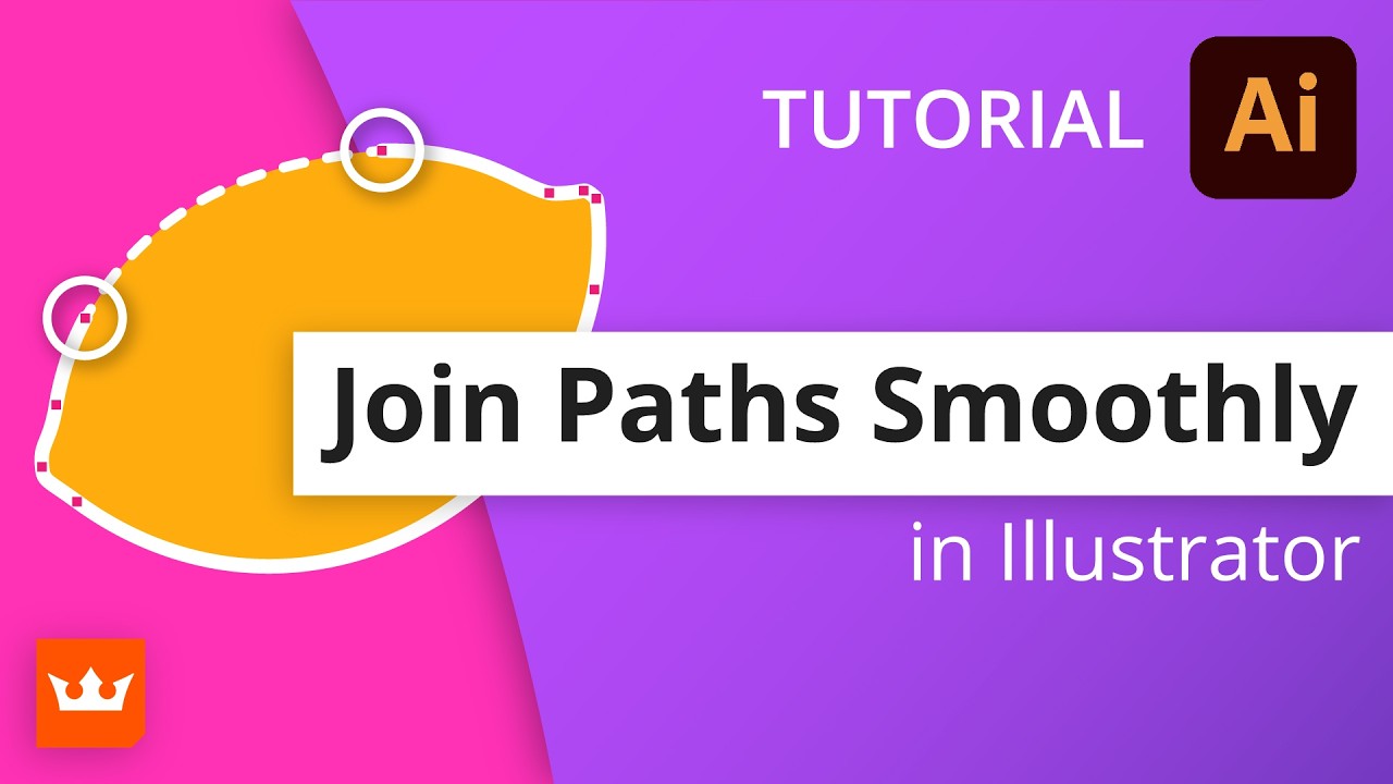 Join Paths Smoothly in Adobe Illustrator | 2 Minute Quick Tip