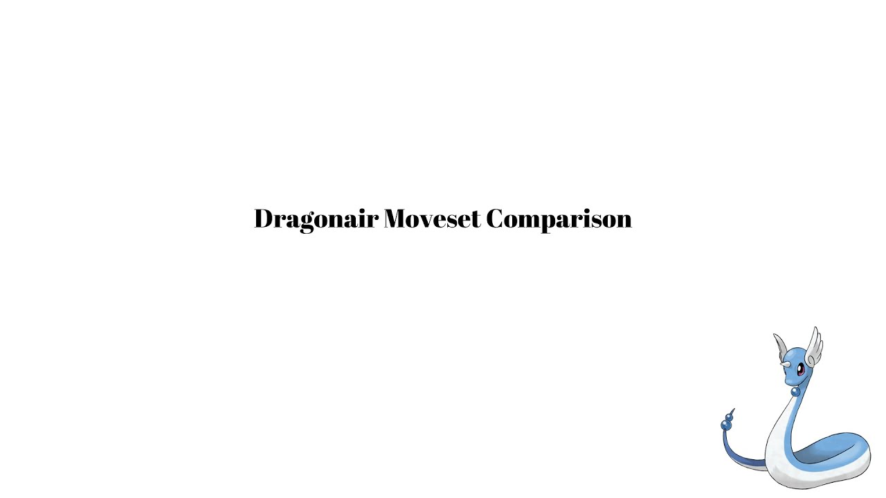 Dragonair Moveset Comparison | Timeless Cup | Pokebattler