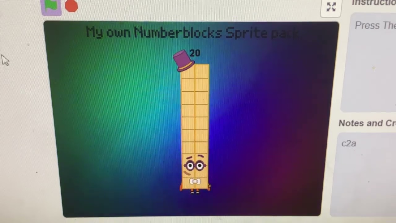 Numberblocks my discovered sprite pack 0-100
