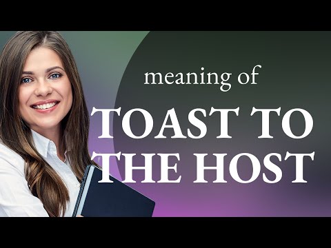 Toast to the Host: Understanding a Charming English Phrase