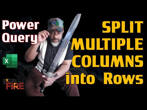 Power Query: Split Multiple Columns into Rows All At Once