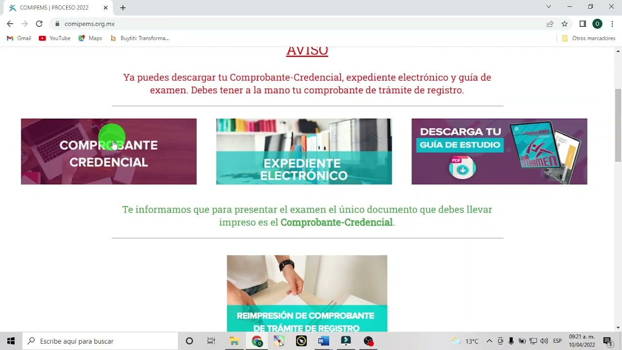 Como descargar la Guía de Comipems 2022