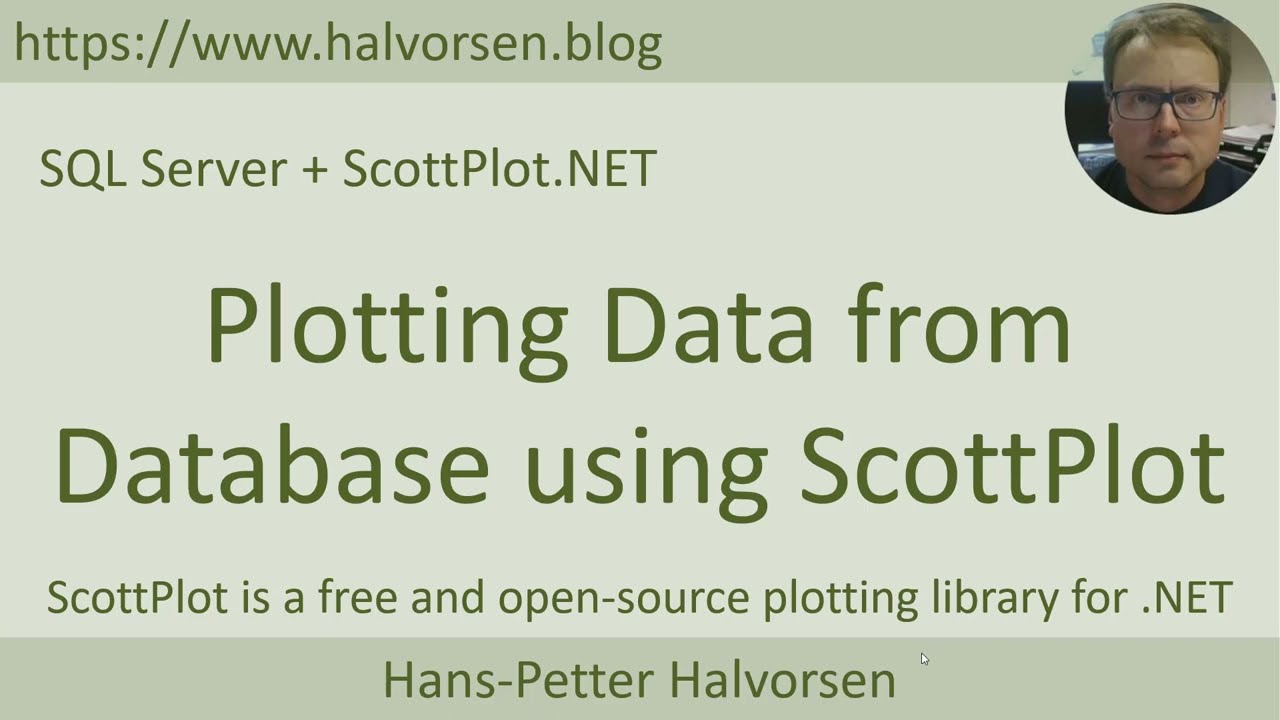Plotting Data from SQL Server Database using ScottPlot Plotting Library for WinForms Applications