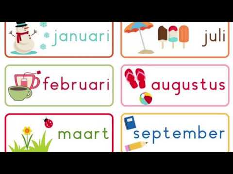 De maanden van het jaar! Lied
