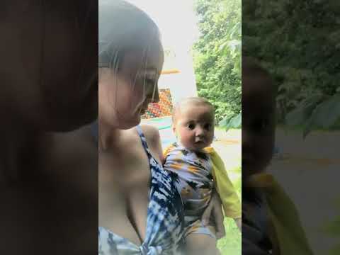 Baby Shaking His Head No! #shorts