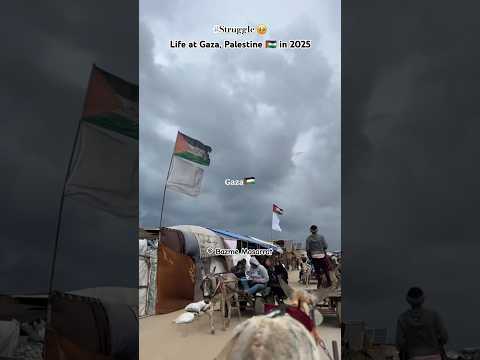 Life at Gaza, Palestine ???????? Struggle Residents Facing in 2025 ????