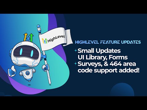 Small Updates UI Library, Forms Surveys, & 464 area code support added!
