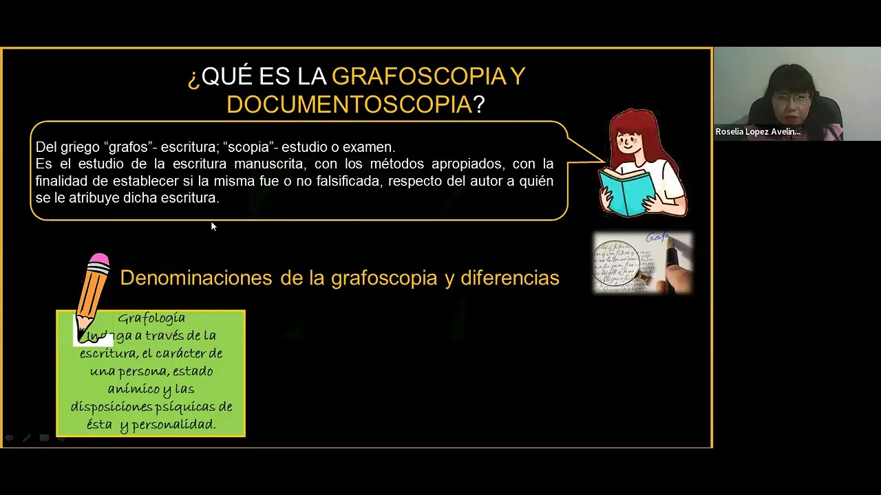 Sesión Introducción a la Grafoscopía