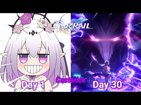I spend 30 day build Castorice in honkai star rail